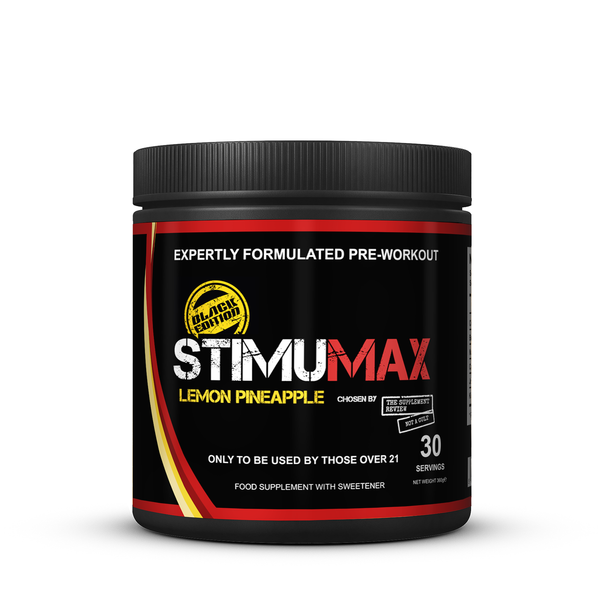StimuMAX Black Edition - 30/5 servings – Strom Sports Nutrition